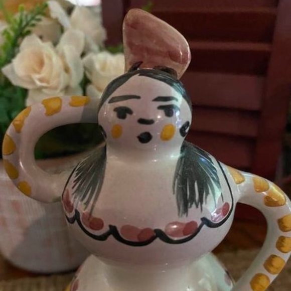 Spain, Mexican | Accents | Vintage Woman Signed Spainmexican Pottery ...